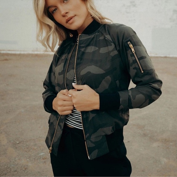Albion | Jackets & Coats | Albion Bomber Jacket In Camo | Poshmark